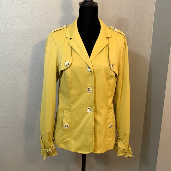 For Cynthia | Jackets & Coats | Ladies Silky Smooth Size M Yellow ...